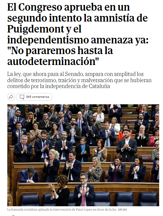invertiryespecular.com Ni concordia ni conciliación la amnistía una ...